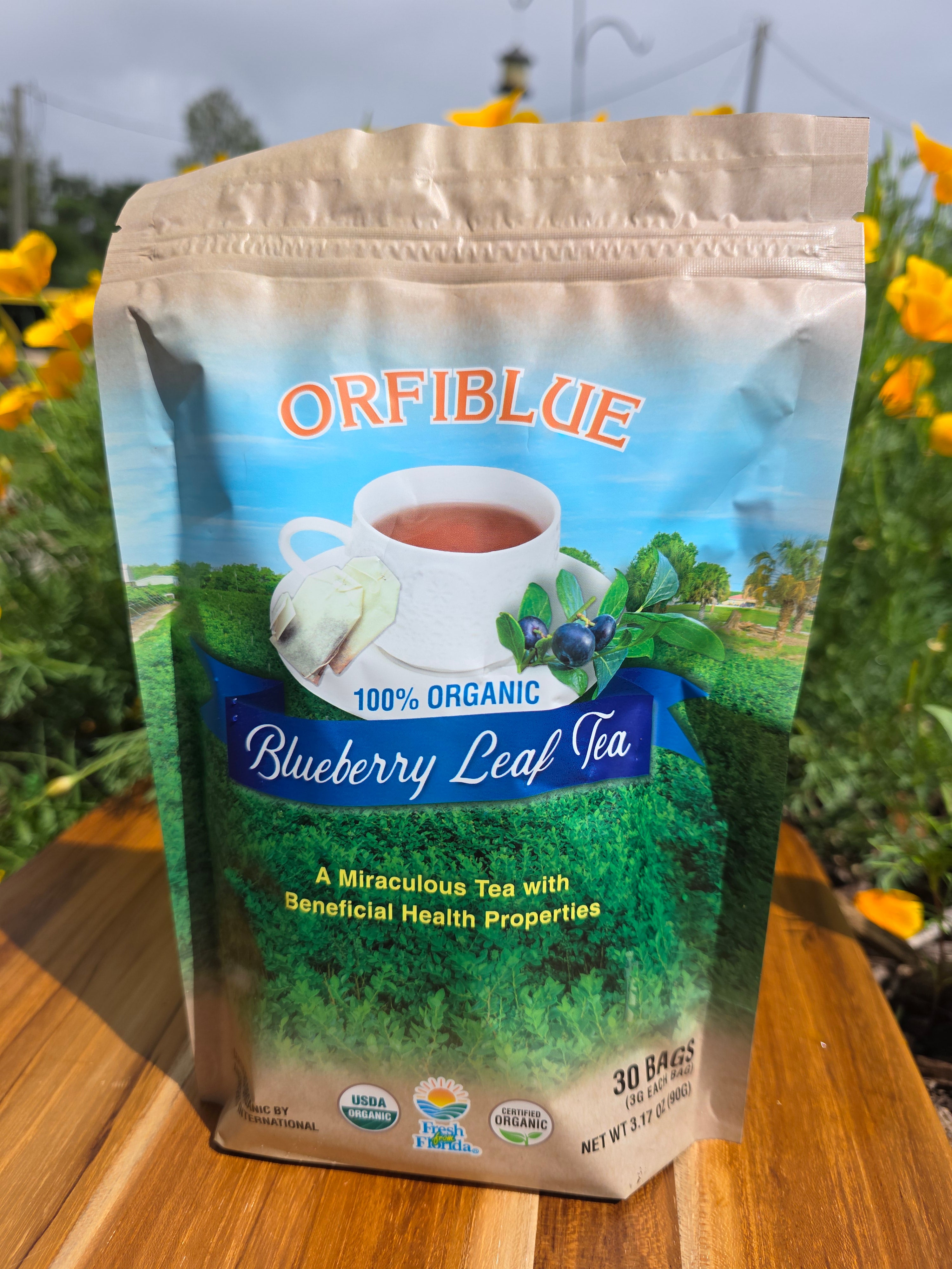 Organic Blueberry Leaf Tea – Valhalla Farms West Florida LLC